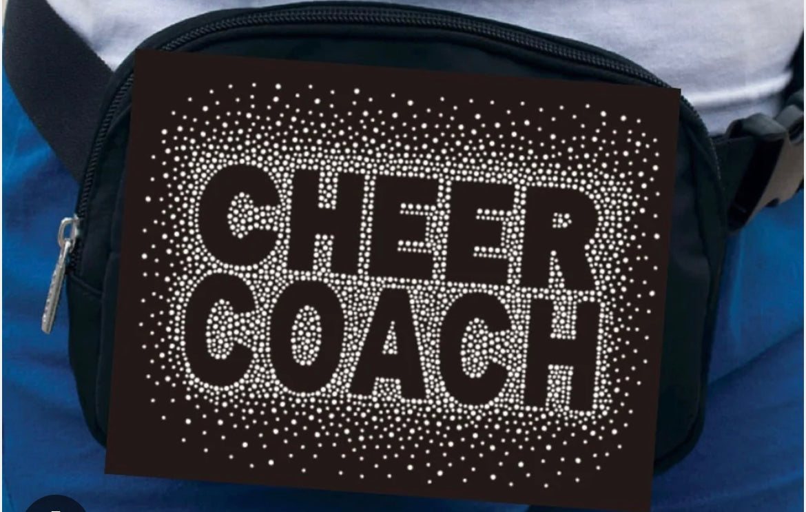 Cheer “Fanny Pack & Sports Bra” Transfers – Glitzy Bling Transfers